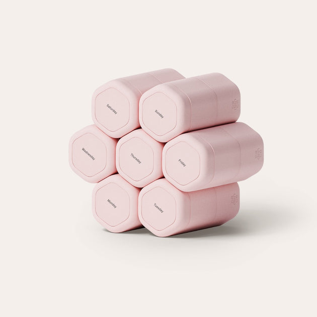 Cadence | The 7-Capsule Pillcase Set | Leakproof Magnetic Travel Containers