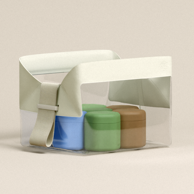 The Parcel + 7 Capsule Set - Magnetic Travel Containers | Cadence