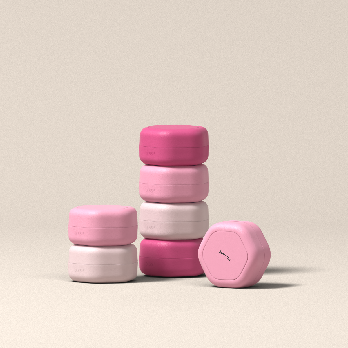 Cadence | The 7-Capsule Pillcase Set | Leakproof Magnetic Travel Containers